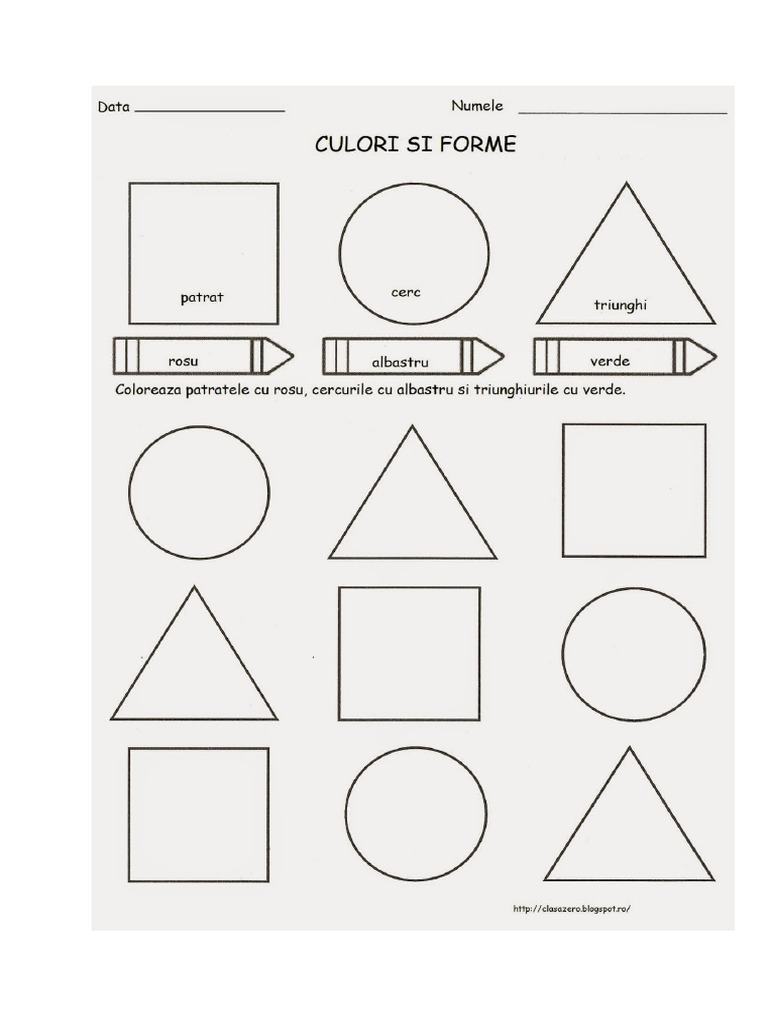 Formele Geometrice | PDF