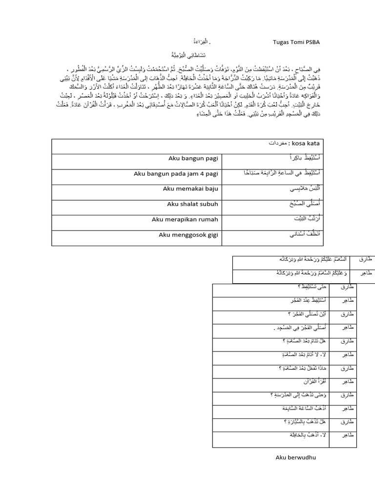 Tugas PSBA Tomi | PDF