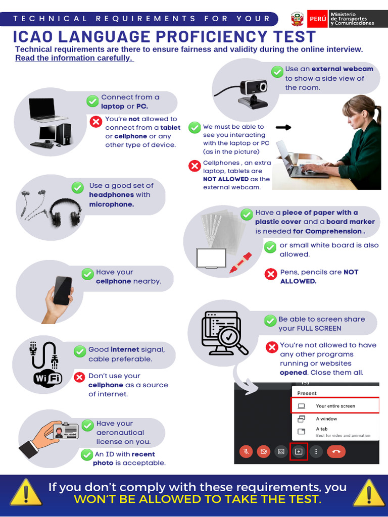 ICAO Test Requirements 2023 | Download Free PDF | Tablet Computer ...