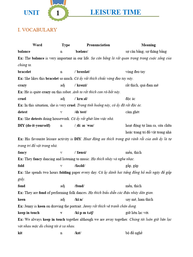 U1-Extra - No Key | PDF