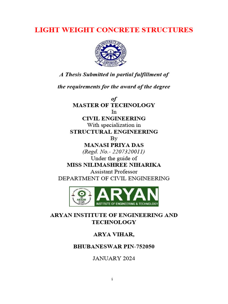 Light Weight Concrete | Download Free PDF | Concrete | Life Cycle ...