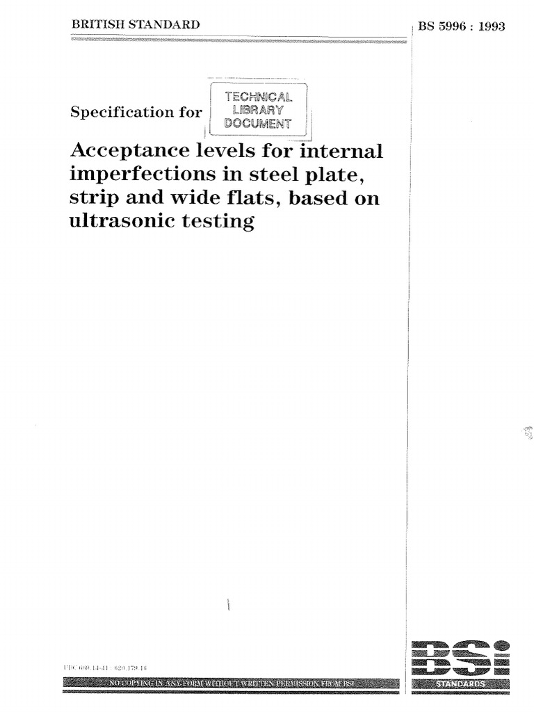 BS 5996 - 1993 | PDF