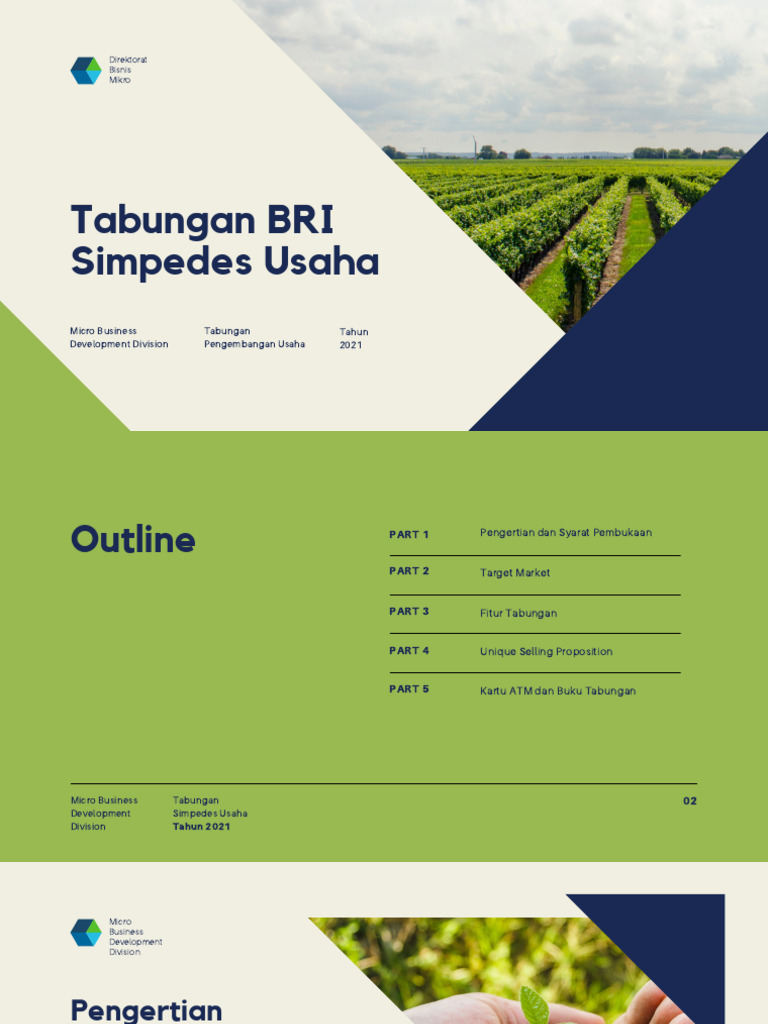 Tabungan Simpedes Usaha (Product Brief) | PDF | Bisnis | Pengelolaan Keuangan & Uang