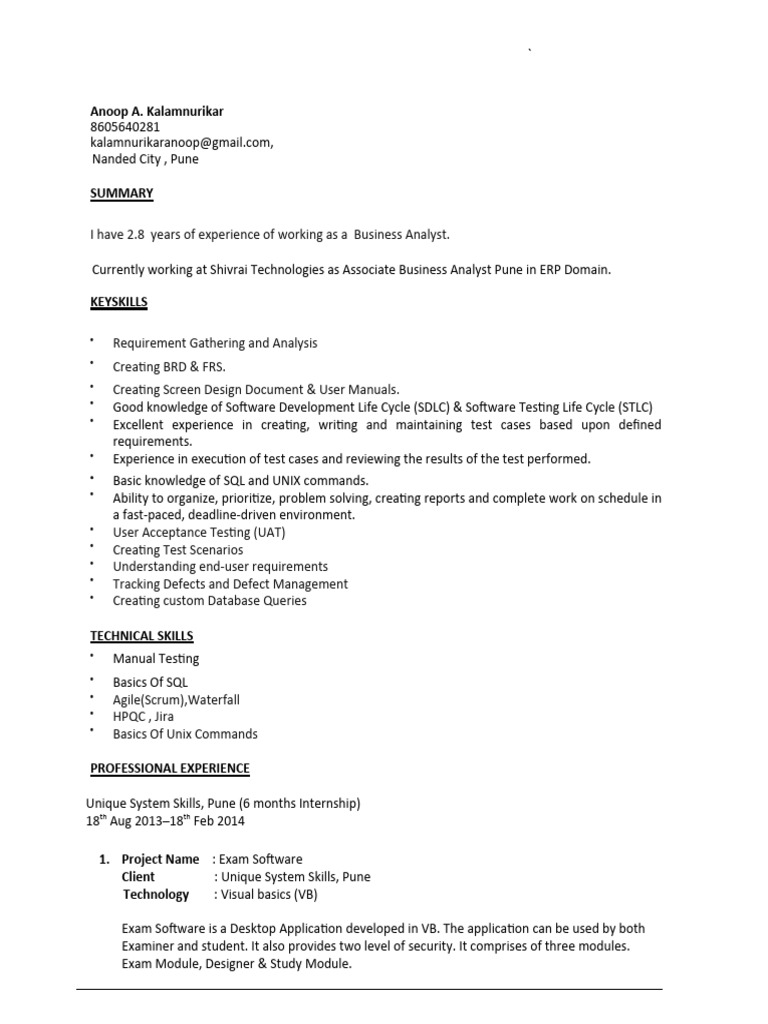 Anoop CV | PDF | Software Development Process | Information Technology