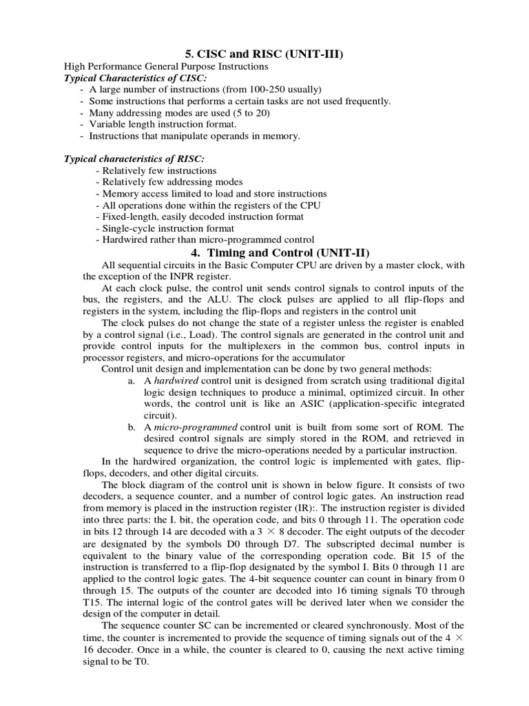 Co Missing Topics in Materilas II and III Units | PDF | Central ...