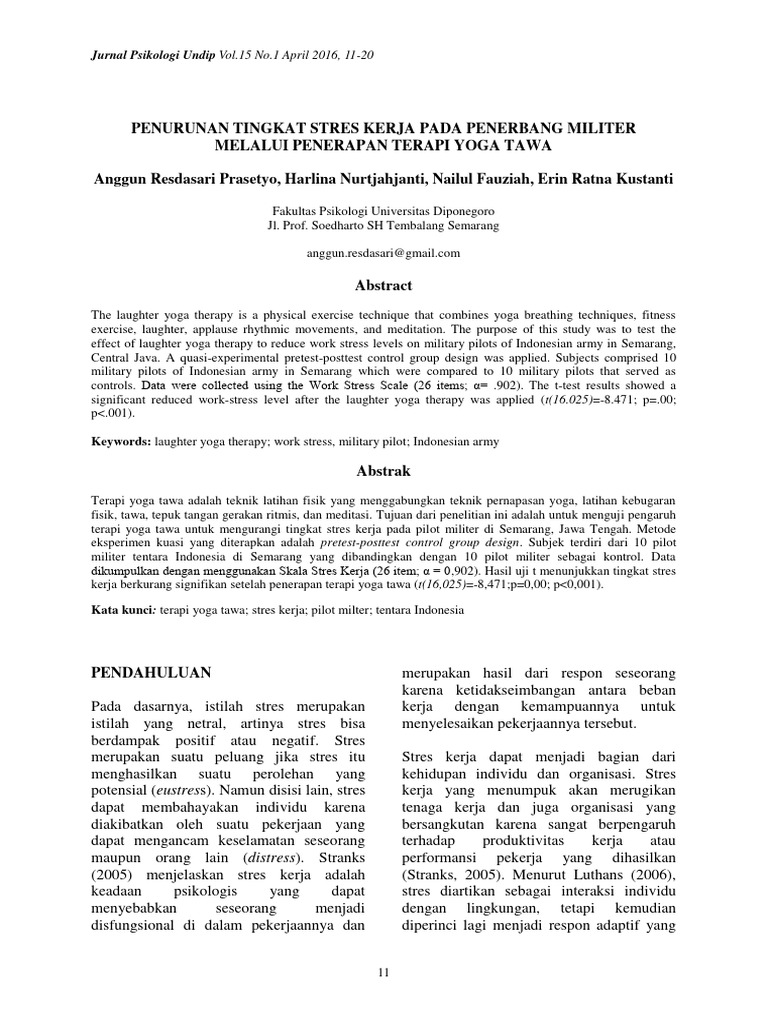 Jpu 15 1 11-20 | PDF | Karier & Perkembangan | Pengembangan Diri