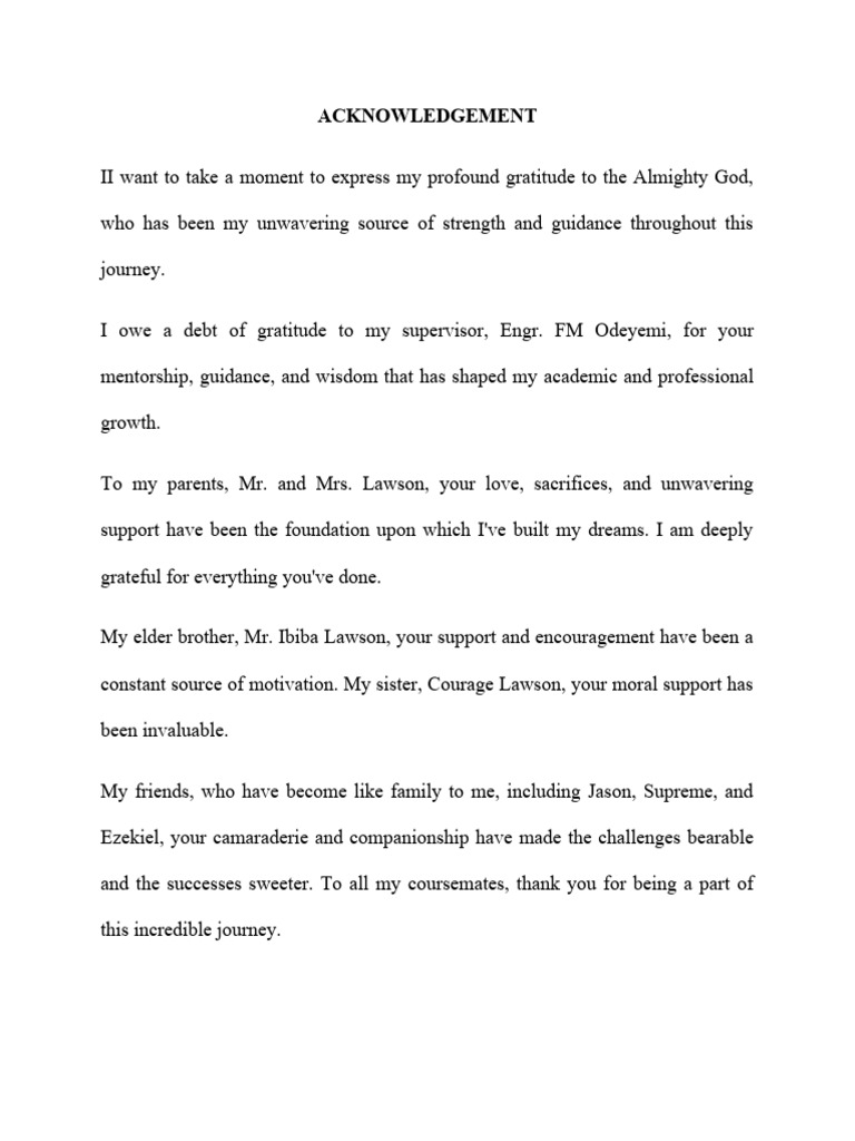 ACKNOWLEDGEMENT-WPS Office | PDF