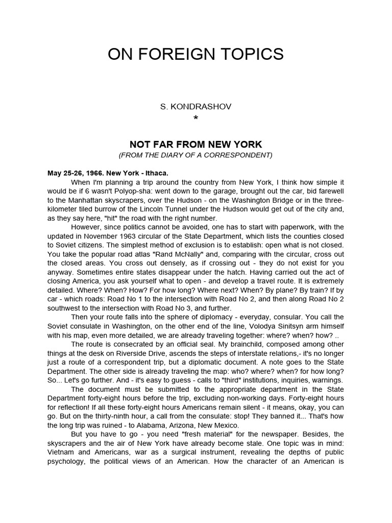 Not Far From New York | PDF | Mark Twain | Cemetery