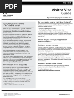 INZ1224 Visitor Visa Declaration Form | PDF | Travel Visa | Immigration