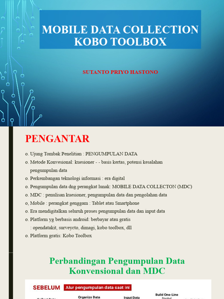 Mobile Data Collection | PDF