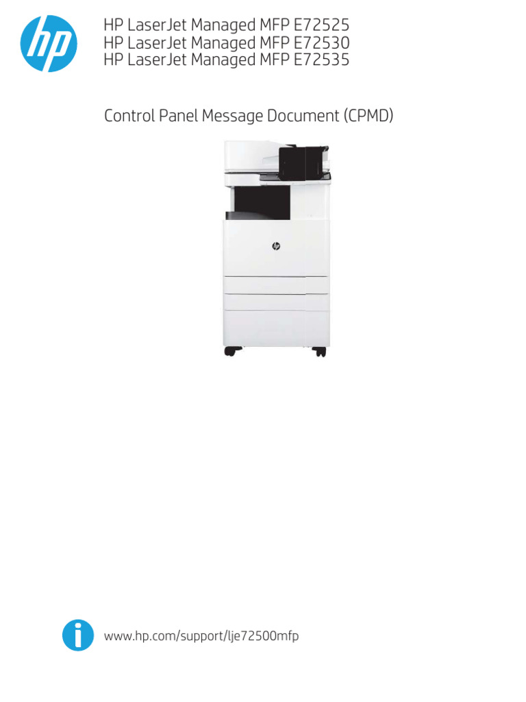 HP E72525 30 35 CPMD | Download Free PDF | Software | Office Equipment