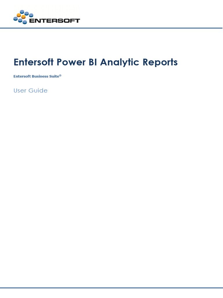 EBS - PowerBIAnalyticReports_UserGuide | PDF | Analytics | Json