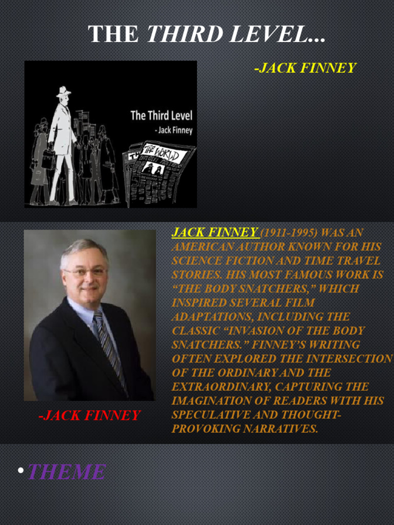 The Third Level... : - Jack Finney | Download Free PDF | Imagination