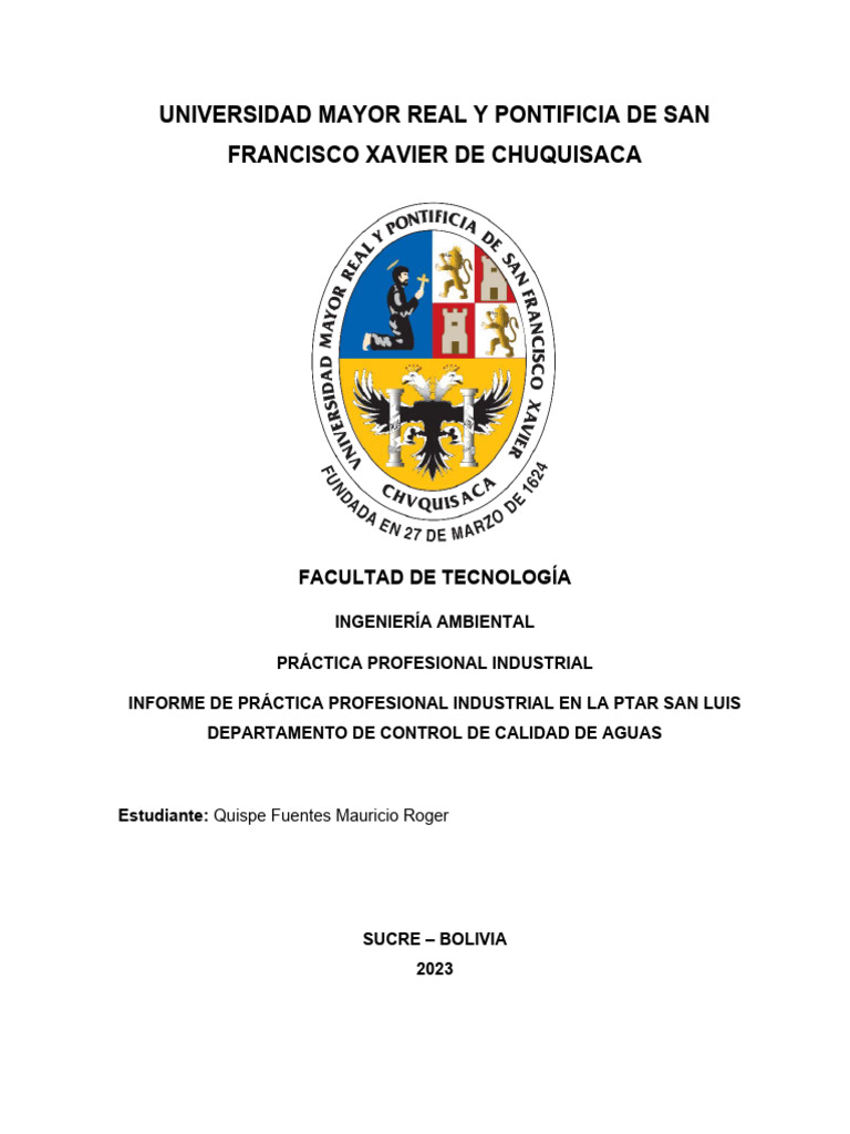Informe Final Figueroa Ortega Dayana Nickol | PDF | Agua | Agua potable