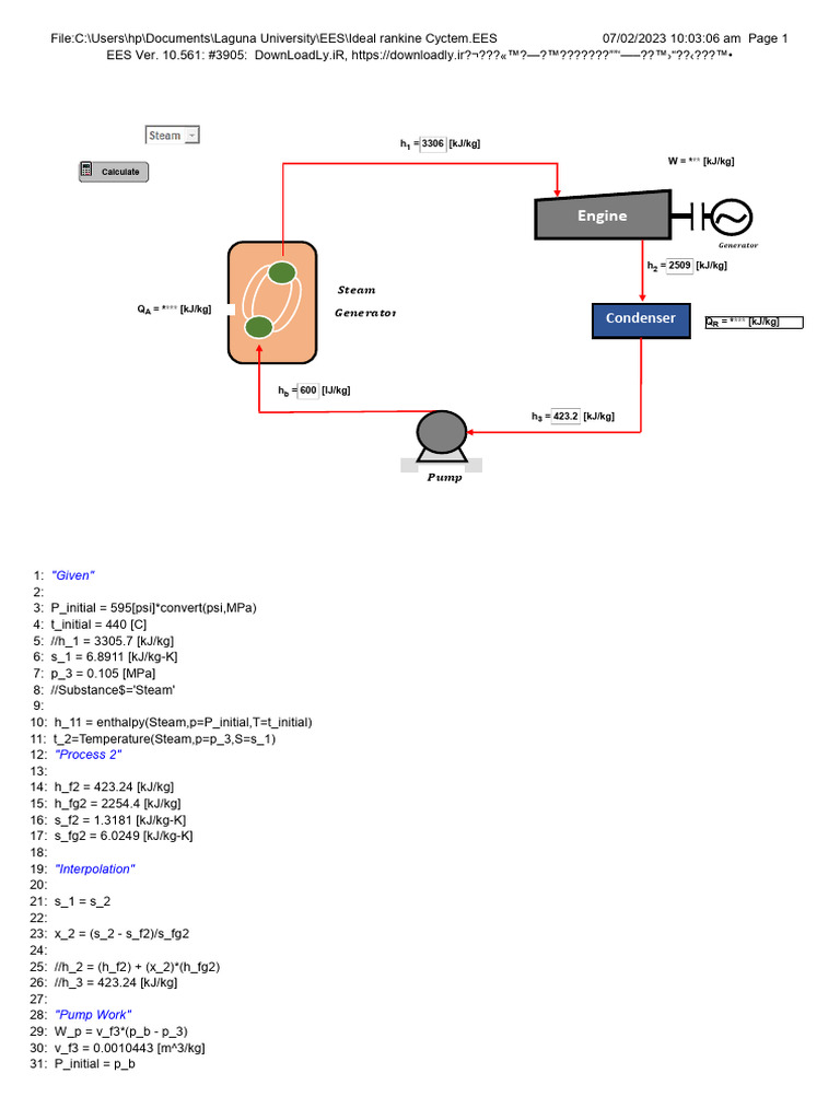 Engine: Condenser | PDF | Thermodynamics | Rotating Machines