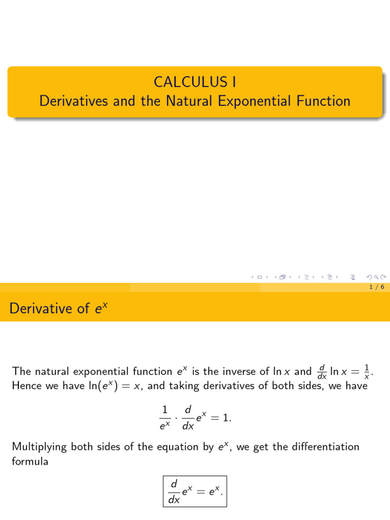 Lecture71 Slides | PDF | Derivative | Subtraction
