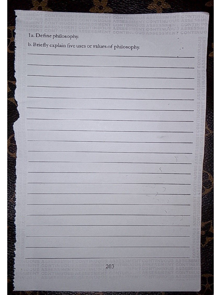 GSP 207 Blank Question | PDF