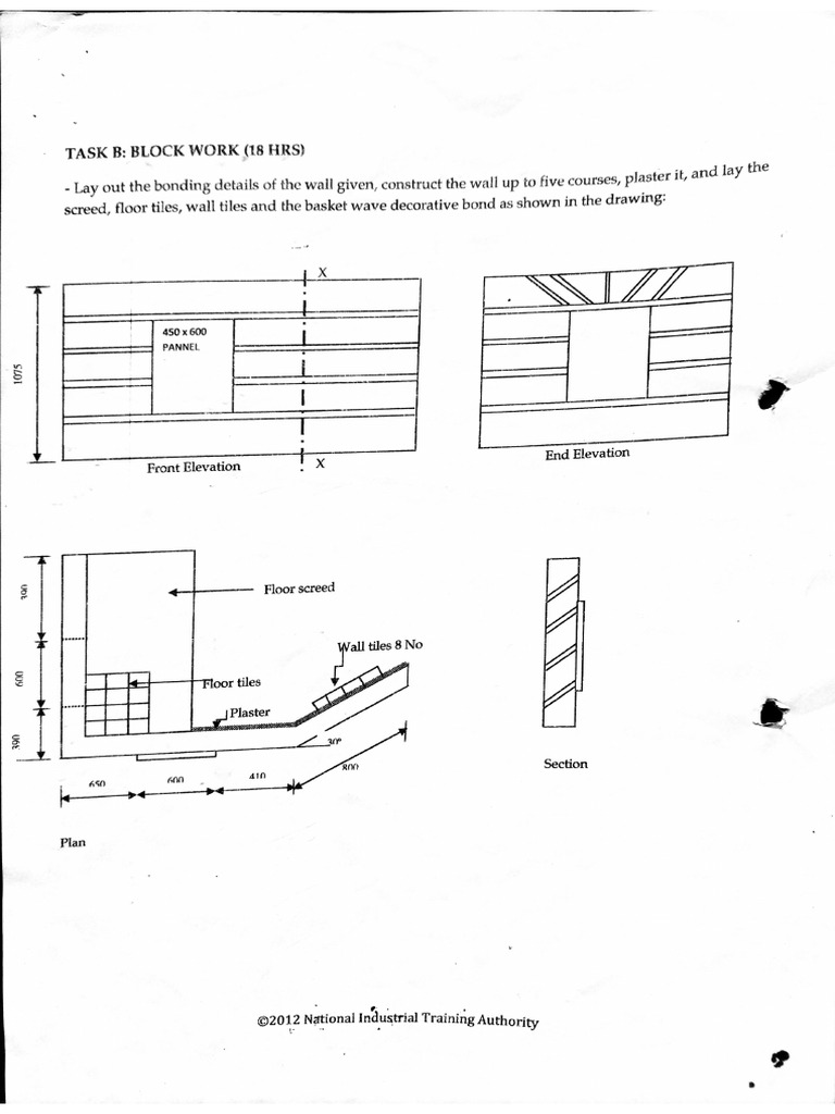 Masonry Practice Knec - Nita | PDF