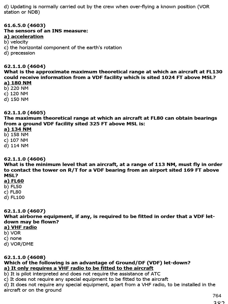 VOR and ADF Navigation Techniques | PDF | Radar | Transponder (Aeronautics)