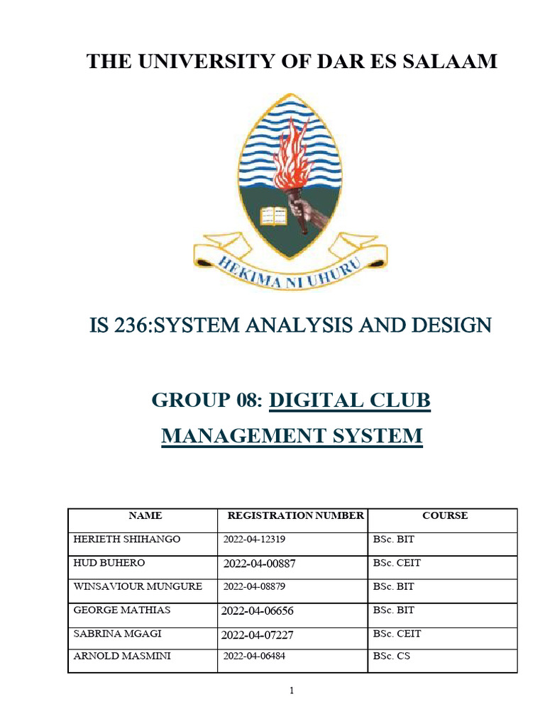 Digital Club Management System Overview | PDF | Return On Investment ...
