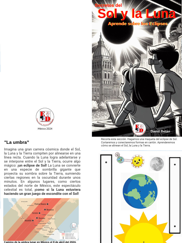 Librito Secretos Del Sol y La Luna: Aprende Sobre Los Eclipses | PDF ...
