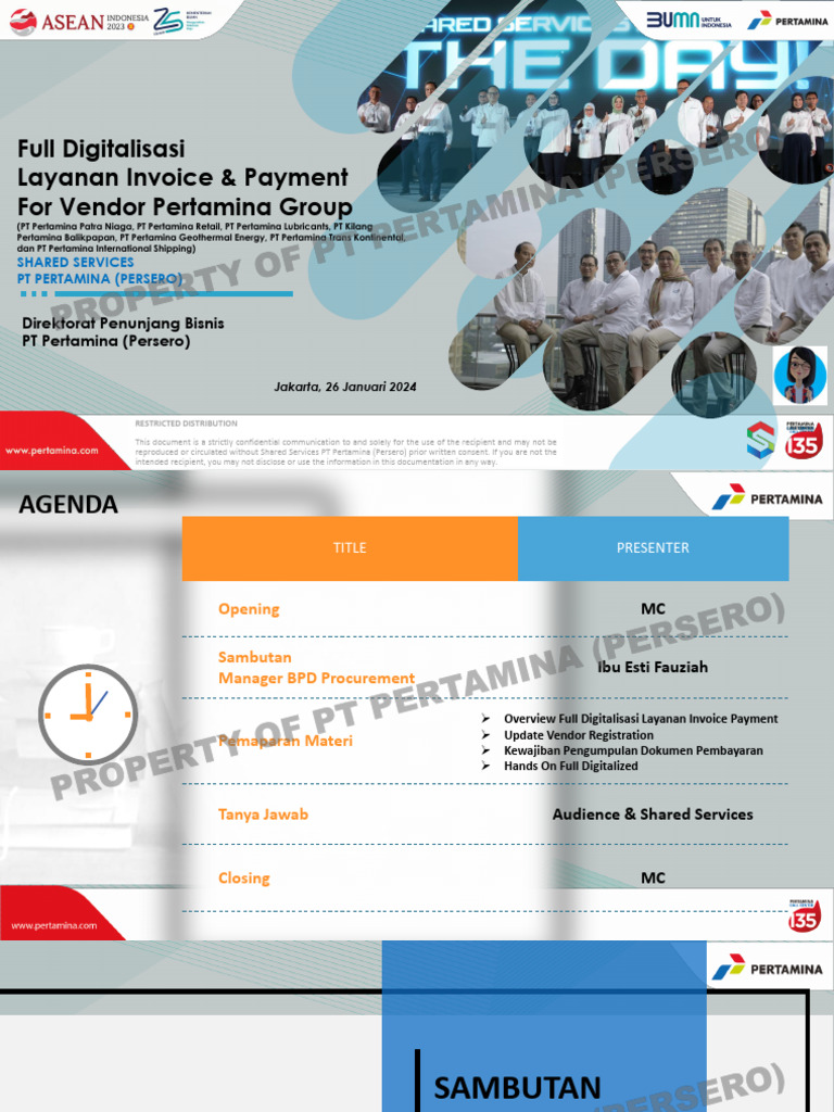 Materi Sosialisasi Full Digitalisasi Layanan Invoice & Payment - For ...