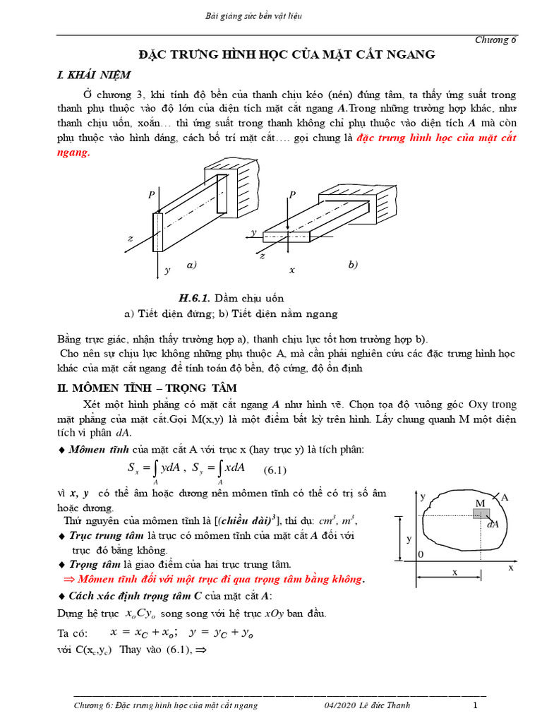 Ch6. Dac Trung Hinh Hoc | PDF