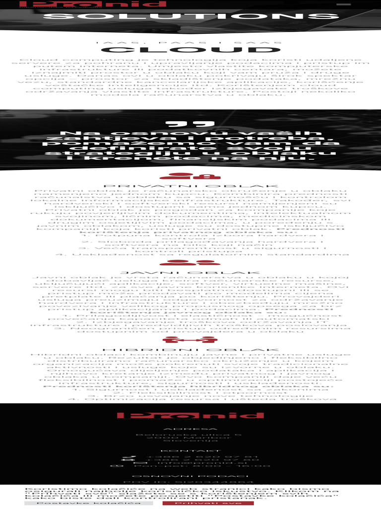 Oblak - Pronid, Doo | PDF