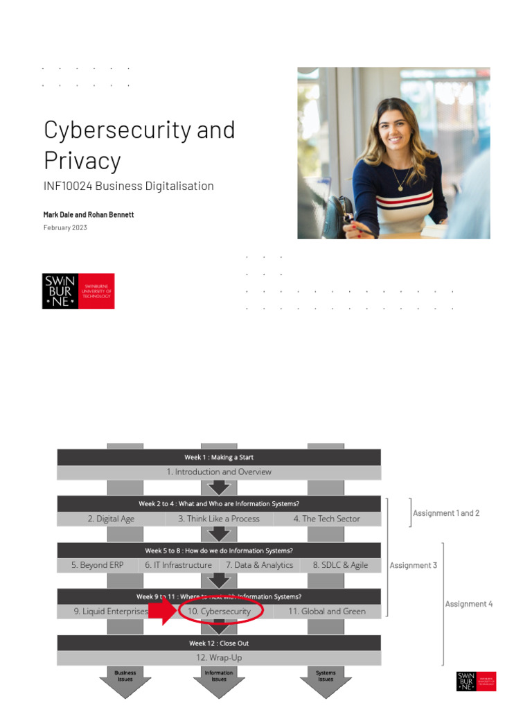 INF10024 2023 L10 Cyber | PDF | Privacy | Computer Security