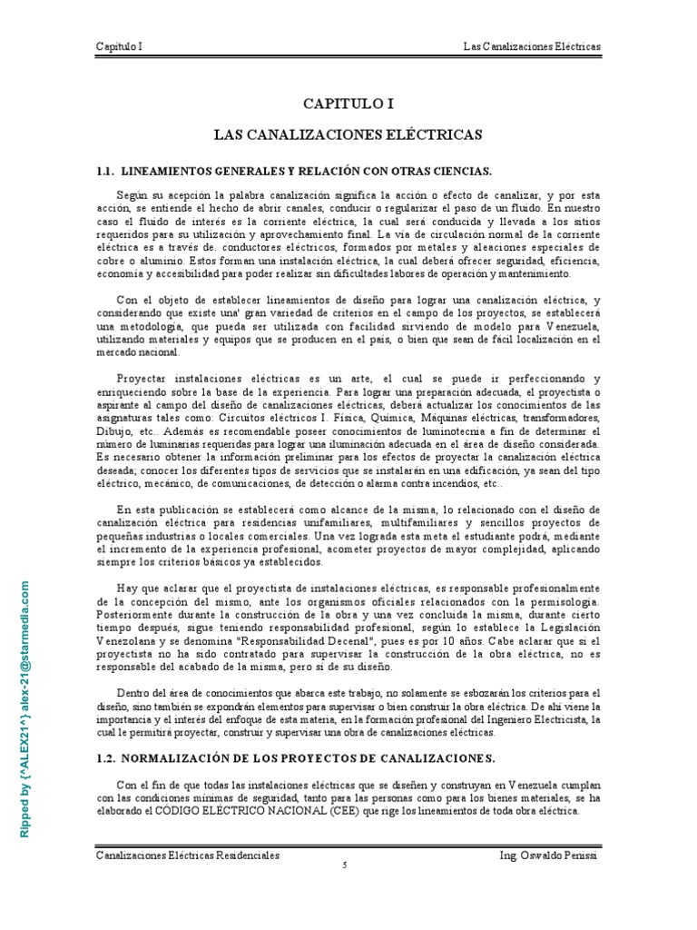 Canalizaciones Eléctricas Residenciales | PDF | Hormigón | Aluminio
