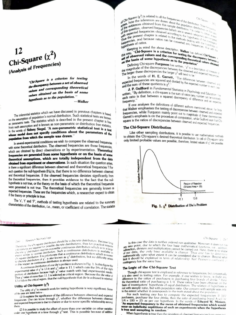 Chi Square English | PDF | Statistics | Chi Squared Distribution