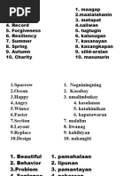 Spelling Filipino | PDF