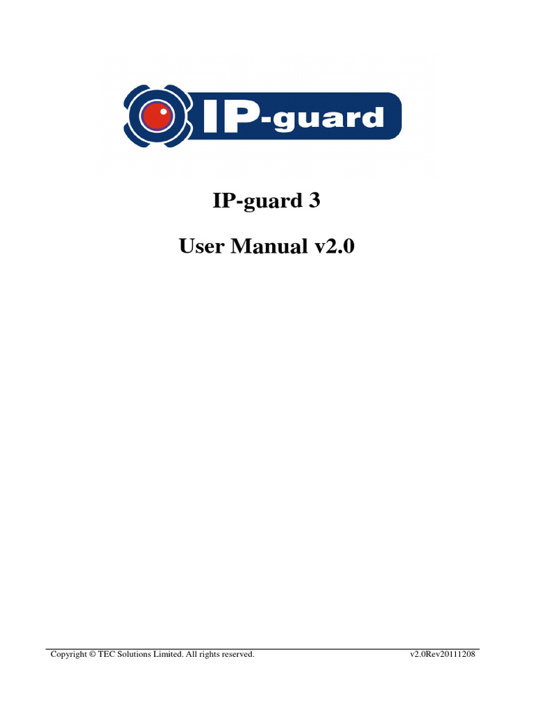 IP-guard 3 User Manual v2.0 | PDF | Installation (Computer Programs) | Microsoft Sql Server