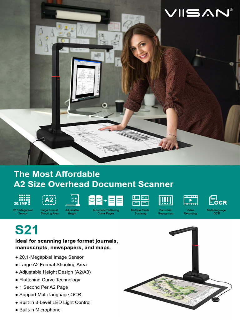 Viisan S21 A2 Overhead Scanner Overview | PDF | Image Scanner | Optical ...