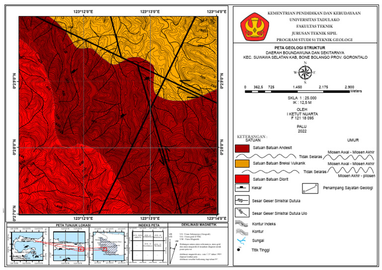 Peta Geologi Print Sekrang 2 | PDF