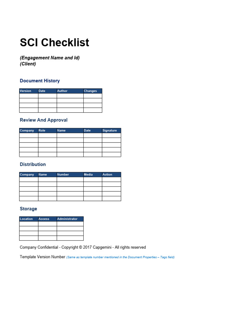 Checklist - For - Sofware Configuration Index | PDF | Computer Science ...