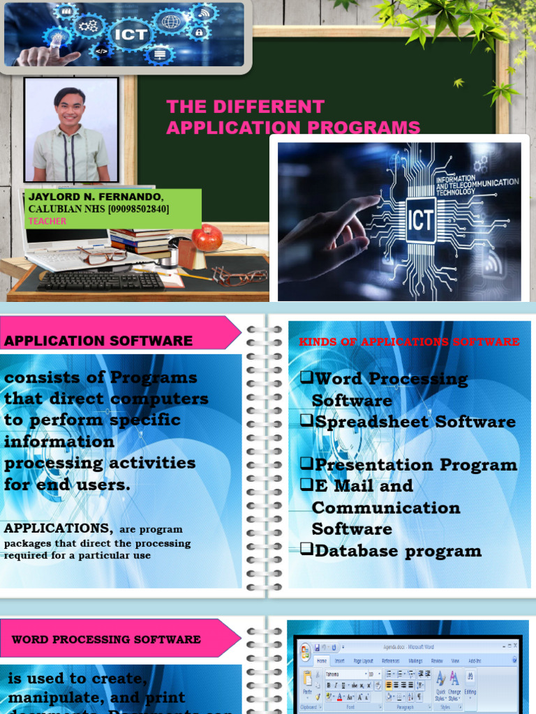APPLICATION-PROGRAMS | PDF | Databases | Spreadsheet