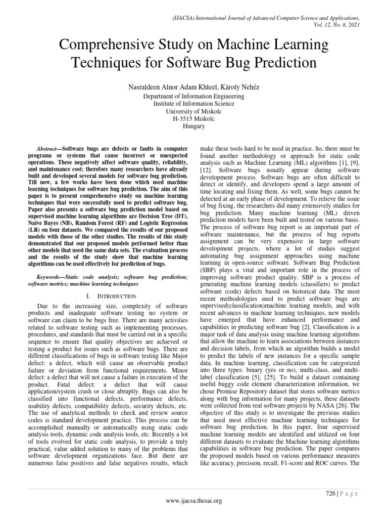 Comprehensive_Study_on_Machine_Learning | PDF | Machine Learning | Statistical Classification