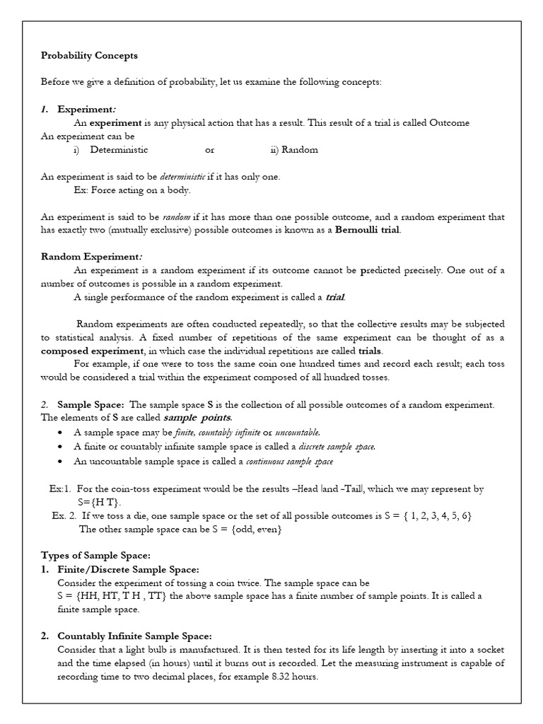 Understanding Probability Concepts | PDF | Probability Distribution | Sampling (Statistics)
