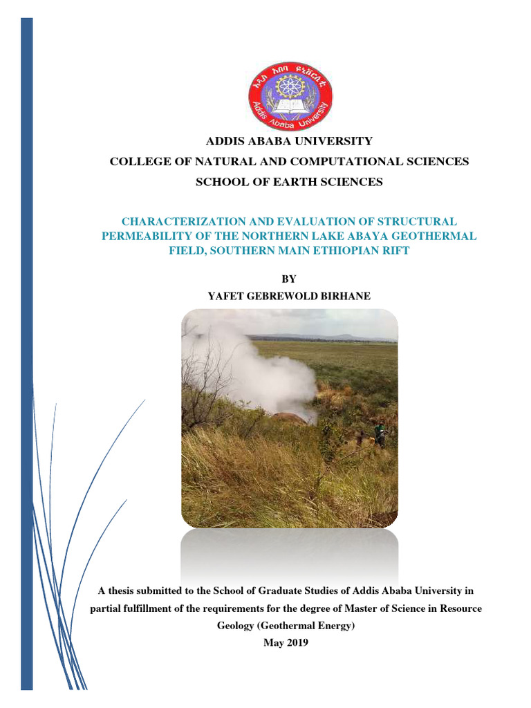 Lake Abaya Geothermal Field Study | PDF | Renewable Energy | Energy ...