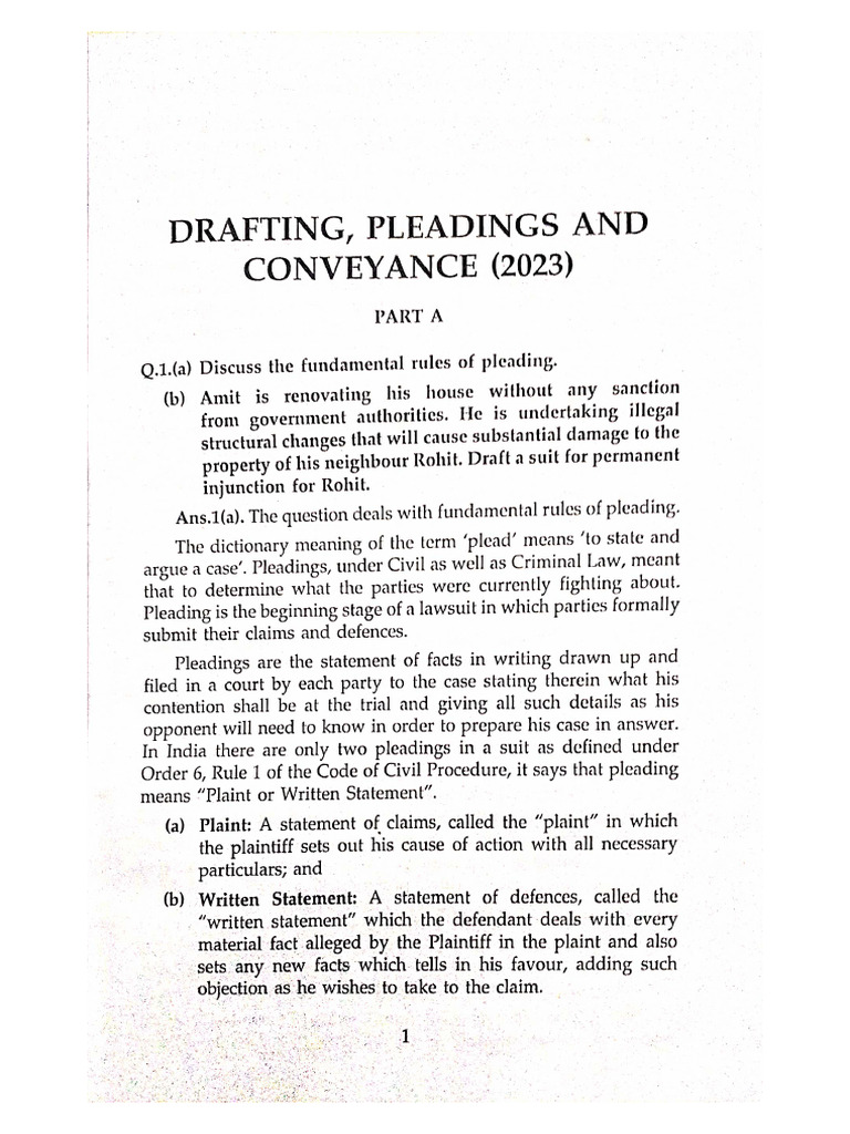 PYq DPC 2023 Fifth Semester | PDF