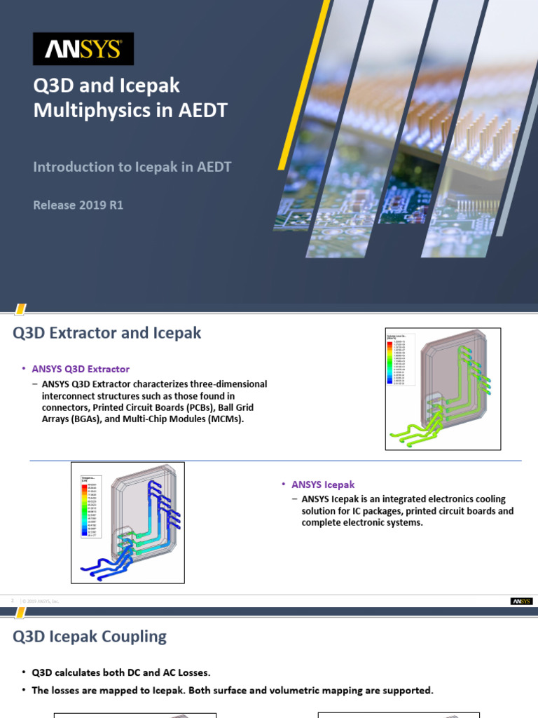 Aedt 2019r1 m04 Aedt q3d Icepak Coupling | PDF | Electrical Resistivity And Conductivity ...