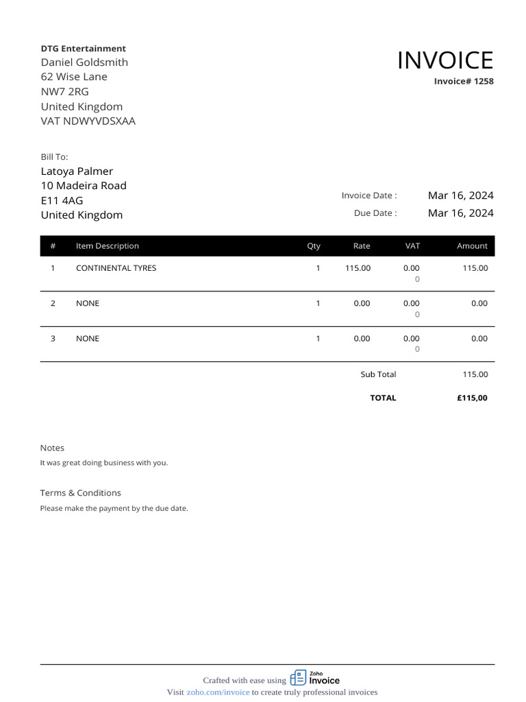 Invoice | PDF