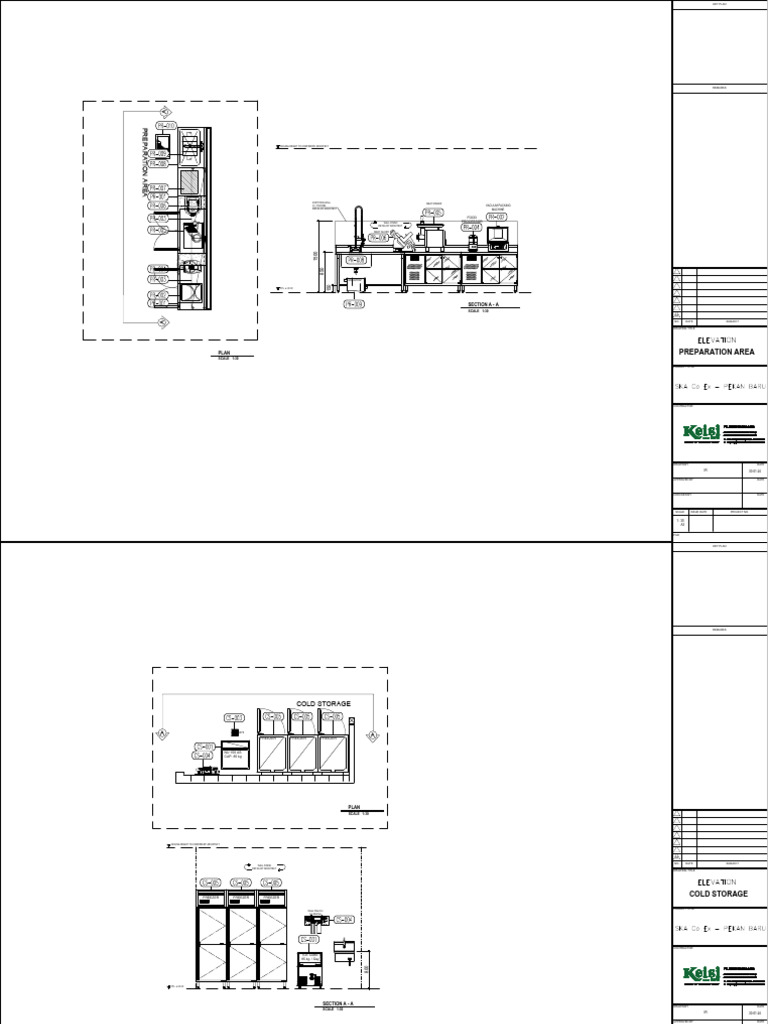 Drawing Elevation Kitchen Ska - Co-Ex-Pekanbaru | PDF | Refrigerator ...