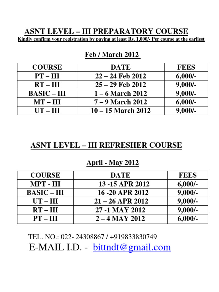 LEVELIII2012 Preparatory | PDF | Technology & Engineering