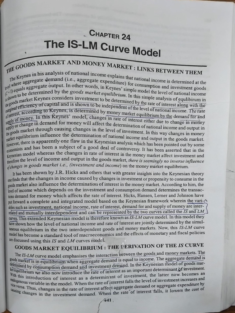 IS-LM curve | PDF