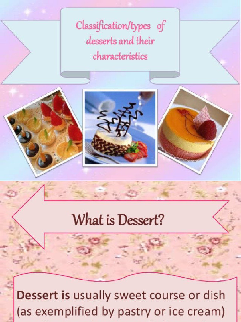 2. Types of Dessert | PDF
