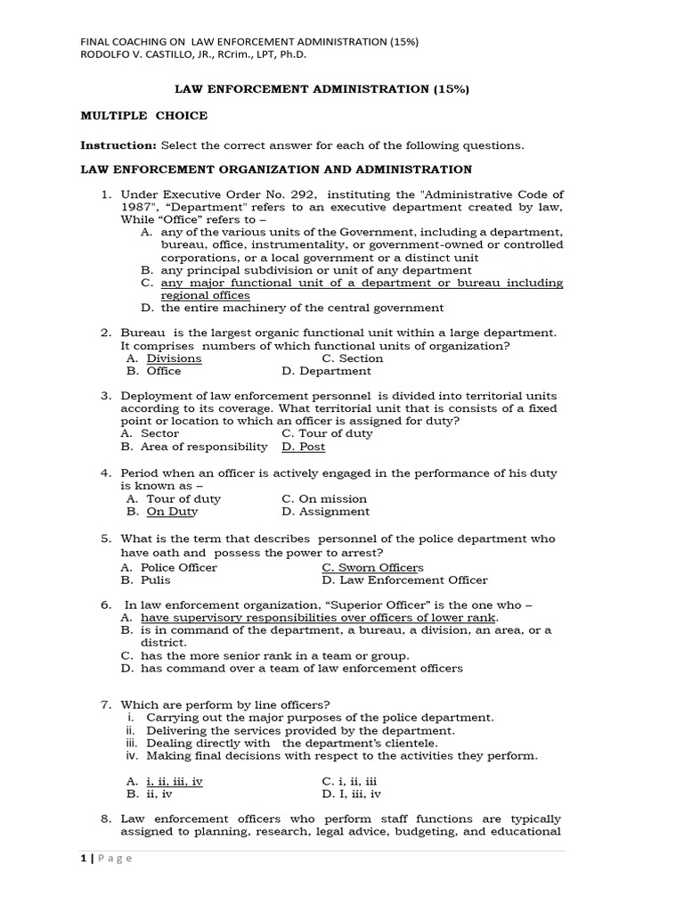 Lea Final Coaching Dec 2022 Anskey | PDF | Police | Crimes