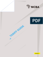 KCB Tariff Guide 2025 Overview | PDF | Banks | Debit Card