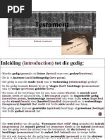 Die Tarentaal (Totius) | PDF